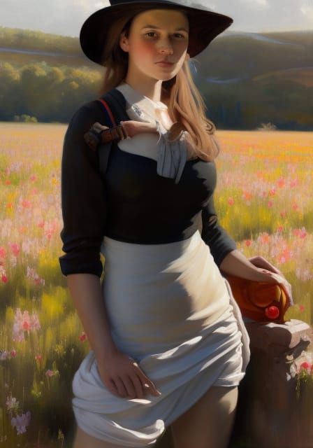 If Norman Rockwell painted pinups - AI Generated Artwork - NightCafe Creator