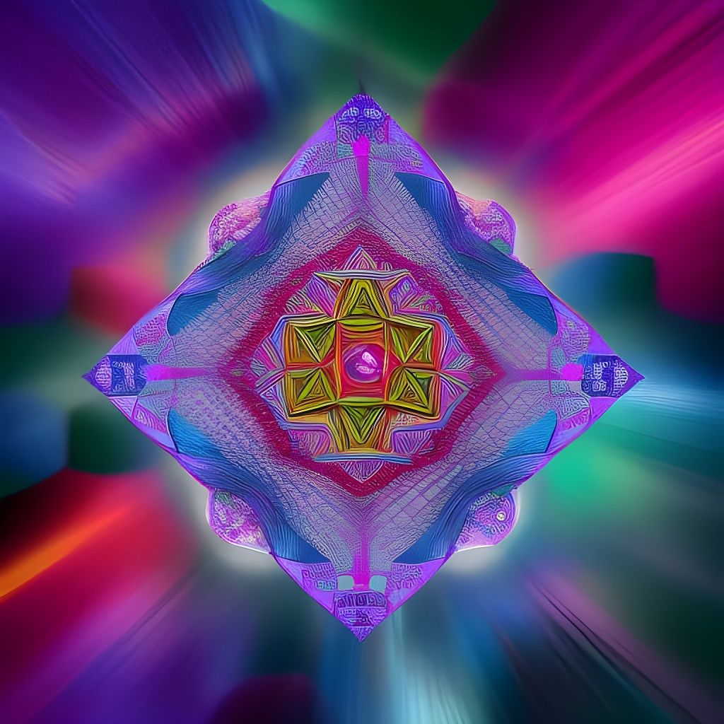 Geometric Art - AI Generated Artwork - NightCafe Creator