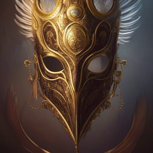 Mask of Gold - AI Generated Artwork - NightCafe Creator