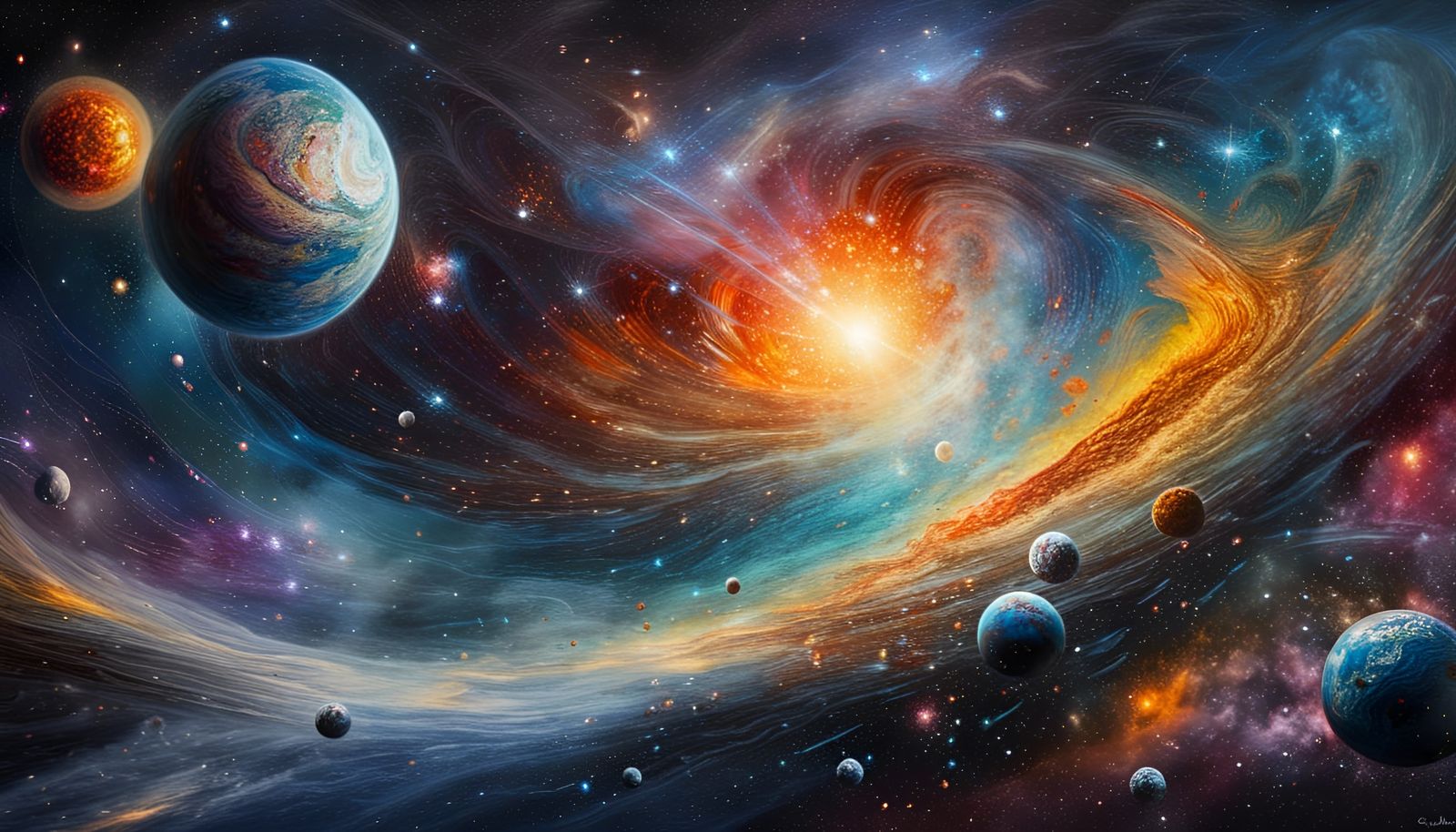 Galactic Activity - AI Generated Artwork - NightCafe Creator