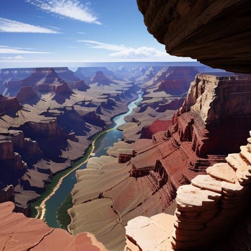 Breathtaking Hyper Realistic Grand Canyon Landscap... - AI Art