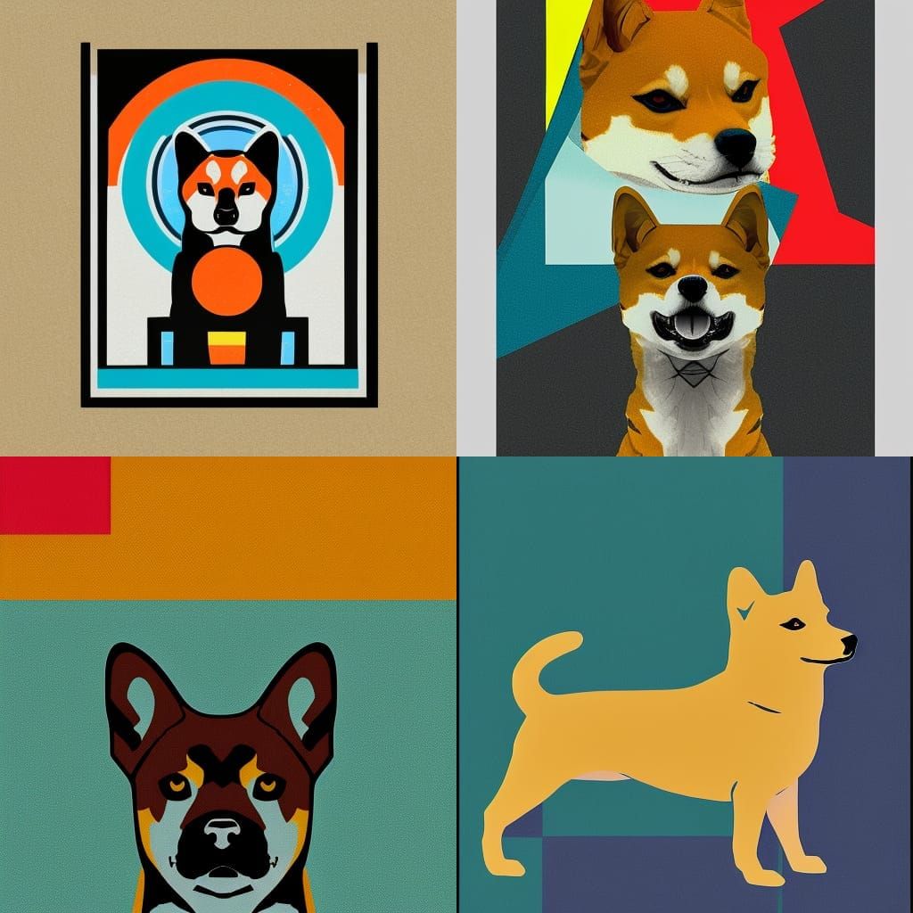Shiba Inu rising star - AI Generated Artwork - NightCafe Creator