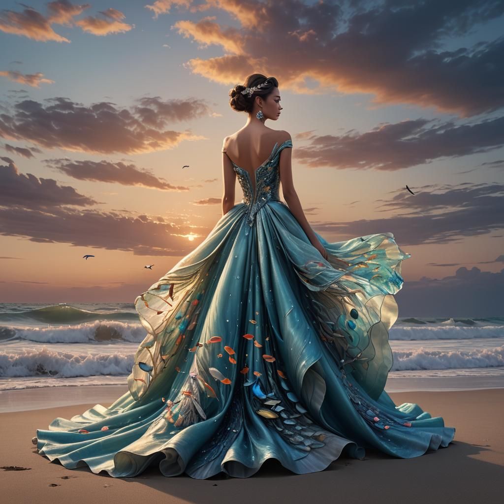 fish in a dress - AI Generated Artwork - NightCafe Creator