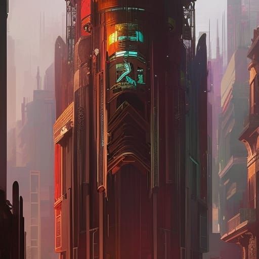 Urban Shadows - AI Generated Artwork - NightCafe Creator