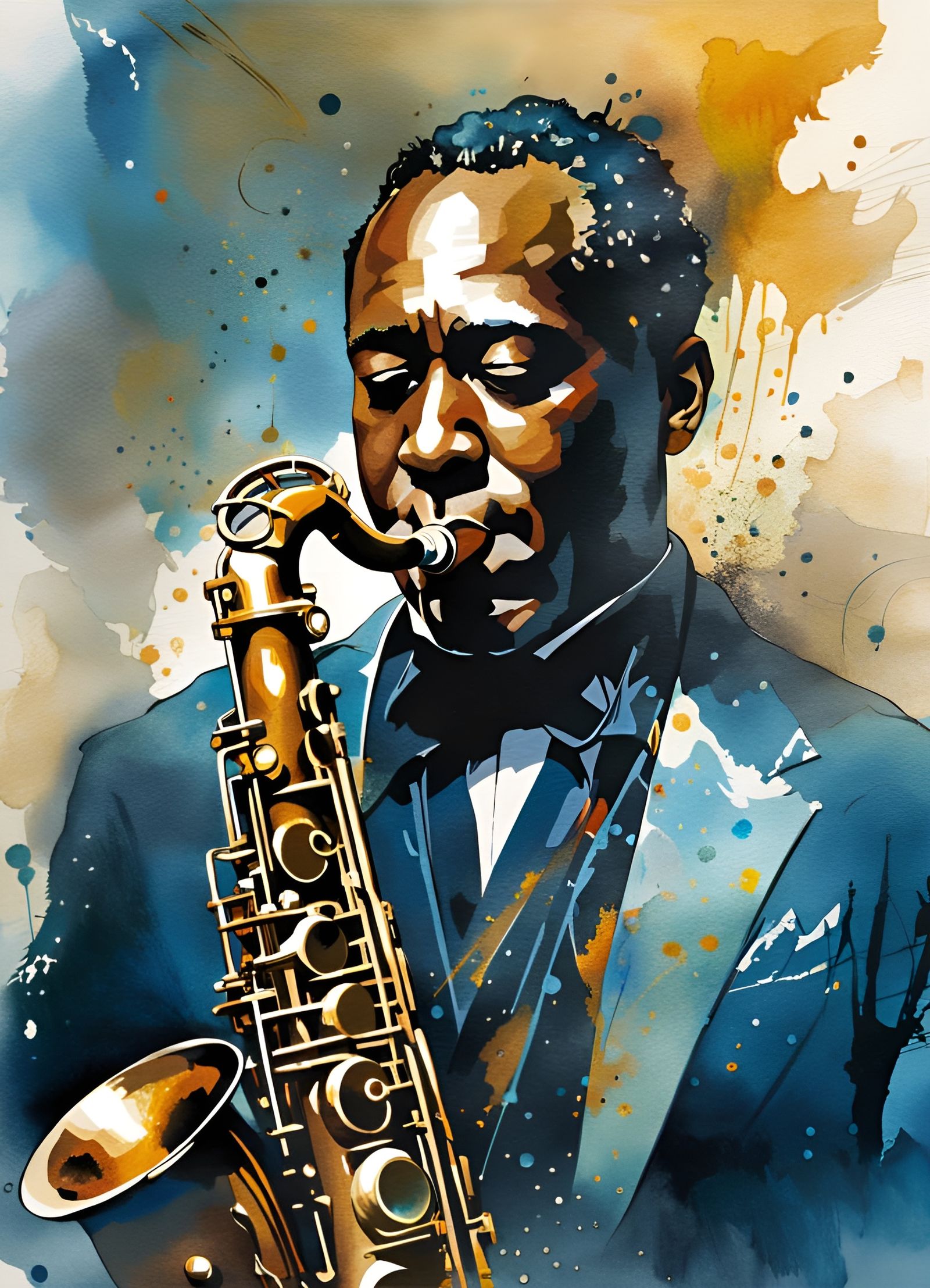 Charlie Parker - AI Generated Artwork - NightCafe Creator