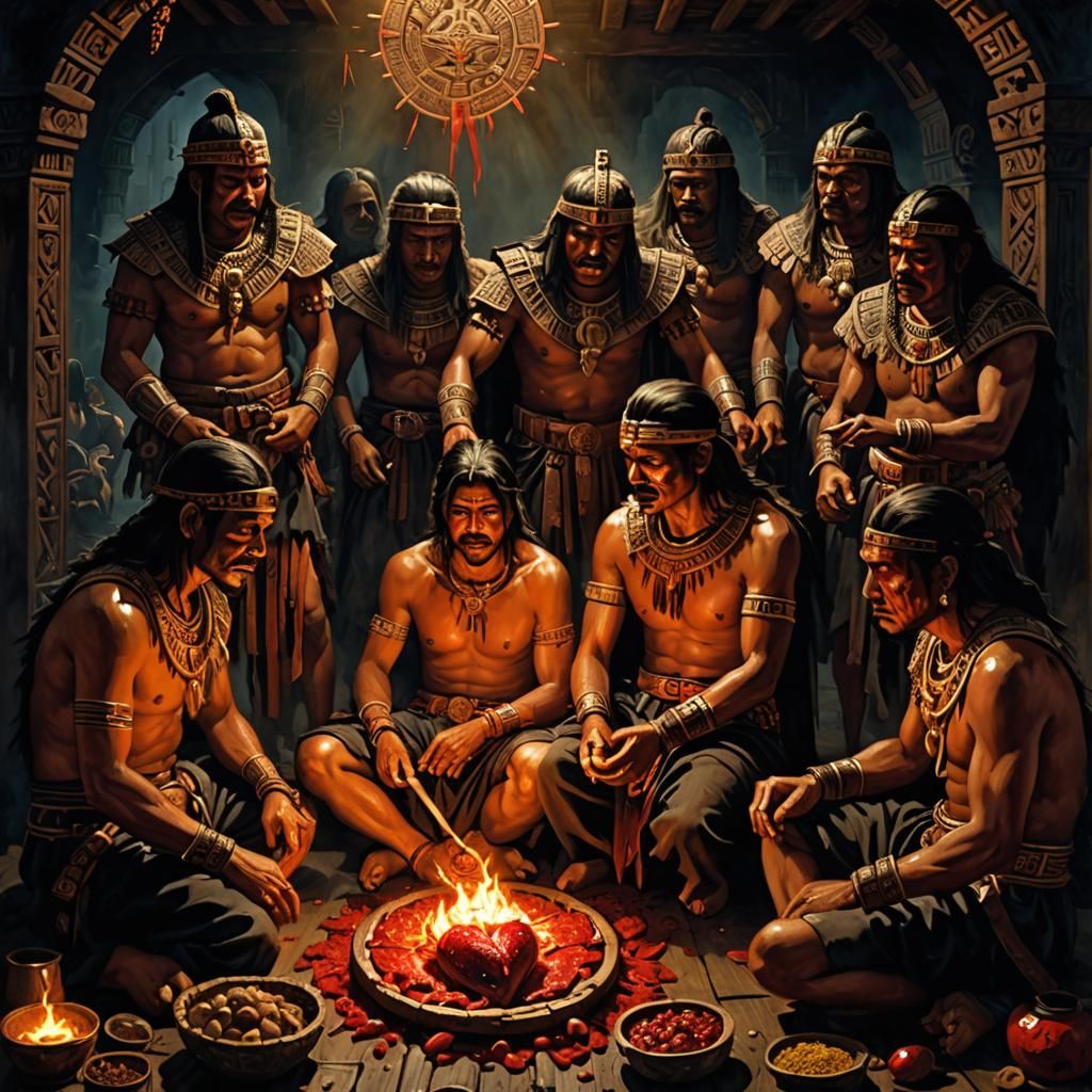 Delicious Aztec Cuisine 😋 - AI Generated Artwork - NightCafe Creator