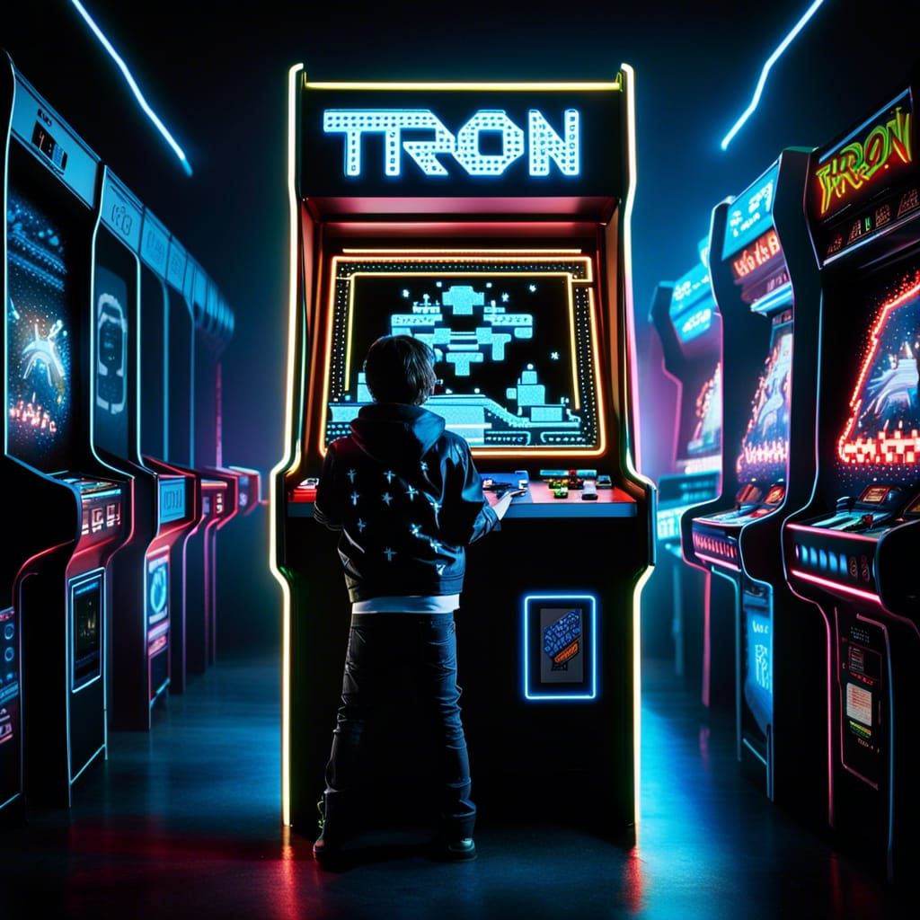 Tron - AI Generated Artwork - NightCafe Creator
