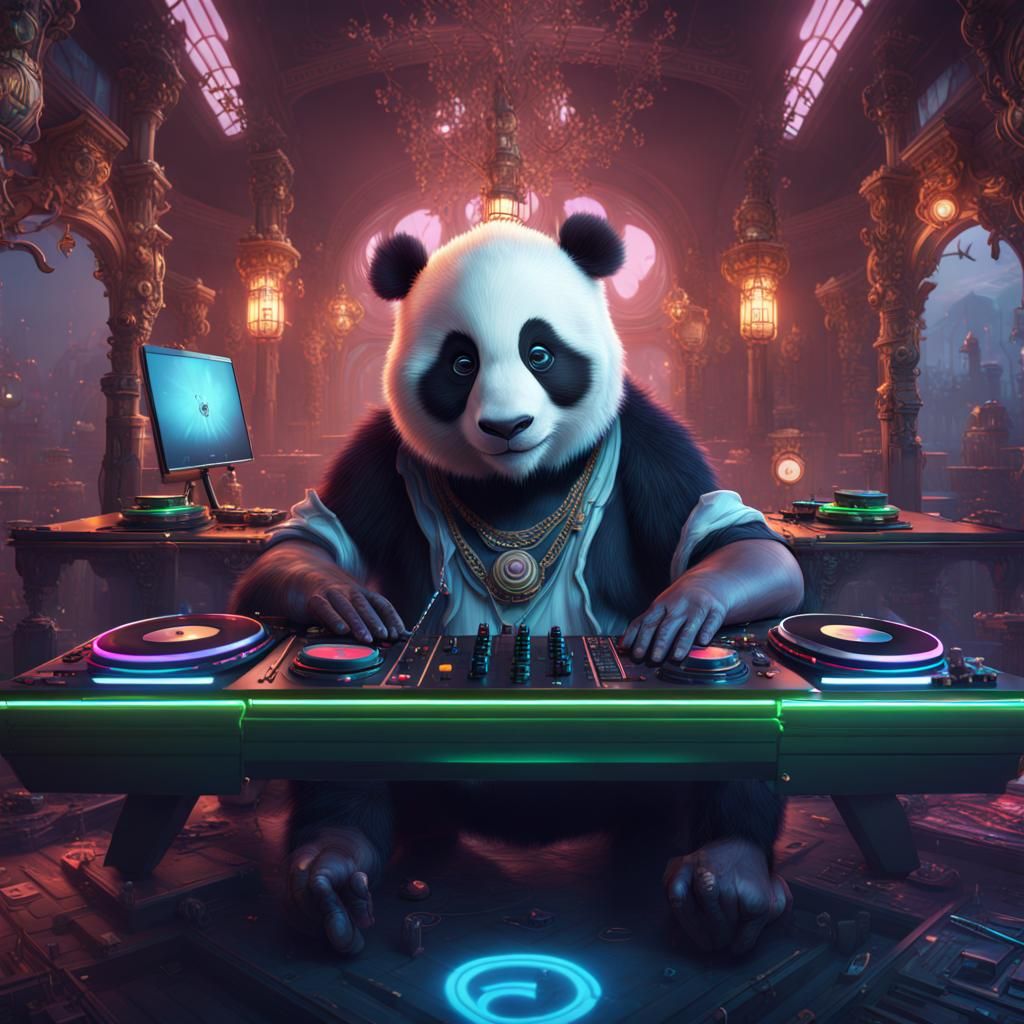 DJ Panda Express - AI Generated Artwork - NightCafe Creator