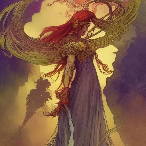 Seraphim, Tarot Card - AI Generated Artwork - NightCafe Creator