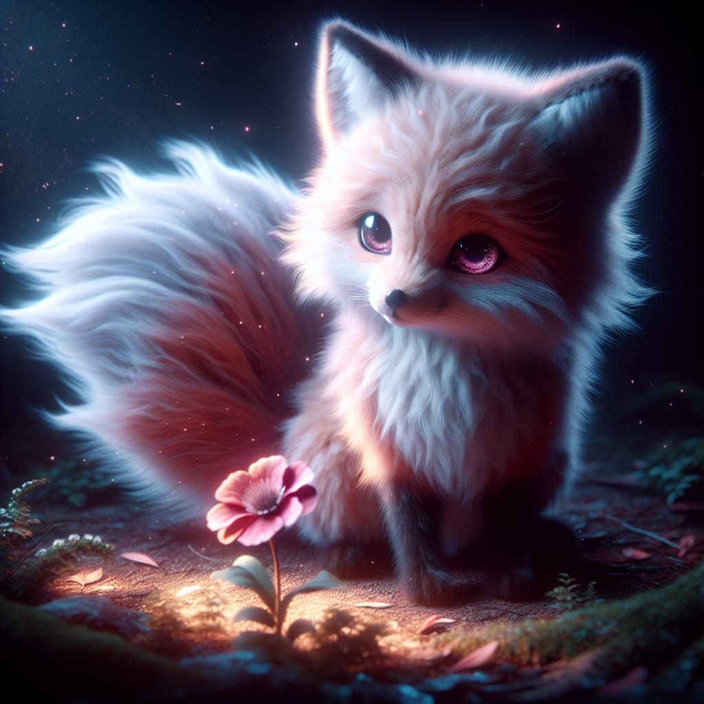 Sweet fox - AI Generated Artwork - NightCafe Creator