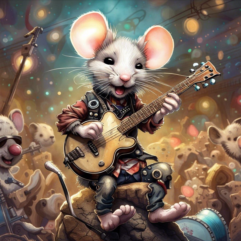 Mouse party - AI Generated Artwork - NightCafe Creator