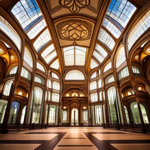 Futuristic city hall - AI Generated Artwork - NightCafe Creator