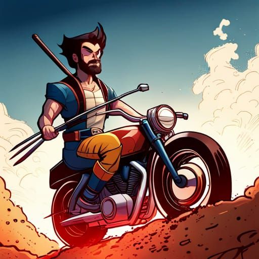 Wolverine - AI Generated Artwork - NightCafe Creator