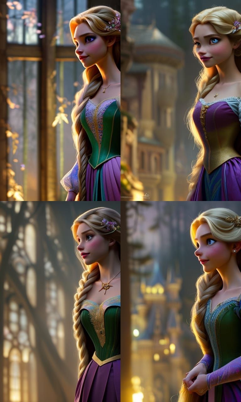 Rapunzel - AI Generated Artwork - NightCafe Creator
