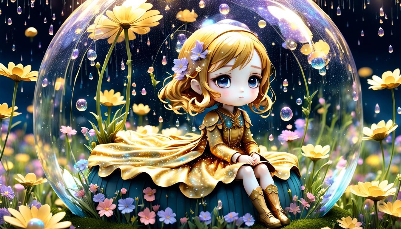 Brooding Girl 2 - AI Generated Artwork - NightCafe Creator