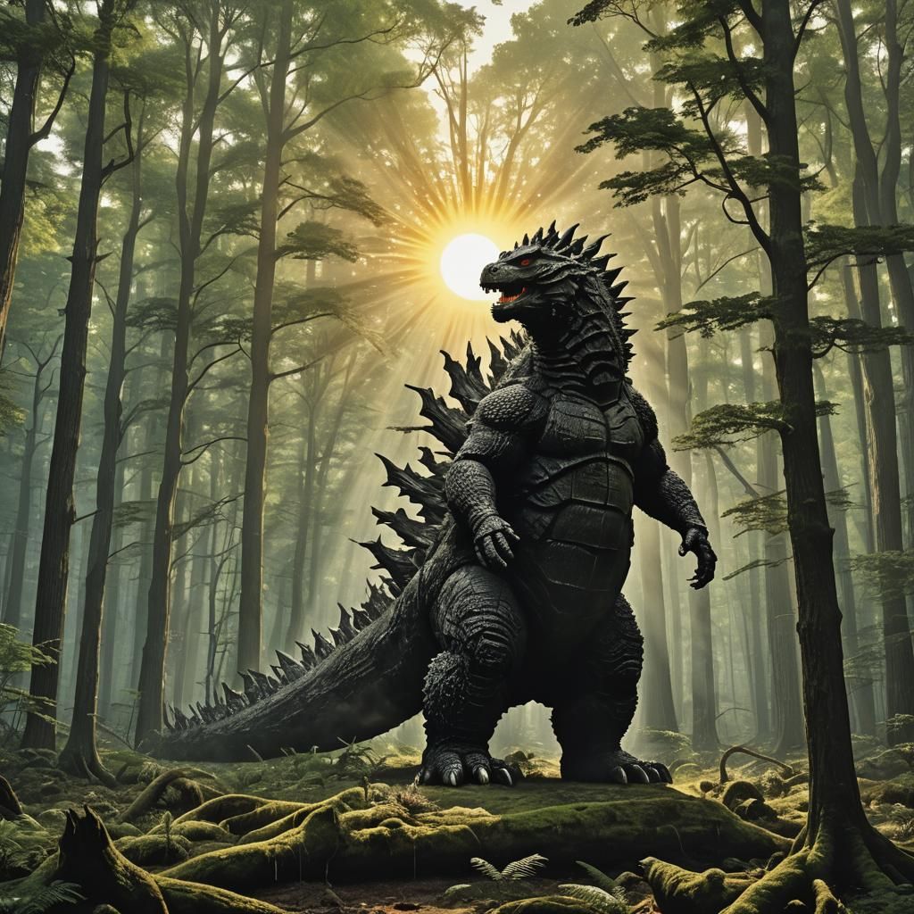Godzilla - AI Generated Artwork - NightCafe Creator