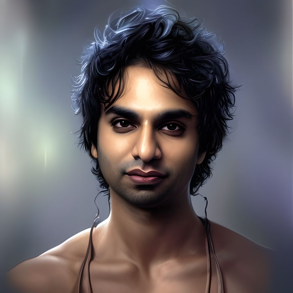 The Big Bang Theory: Rajesh Koothrappali - AI Generated Artwork ...