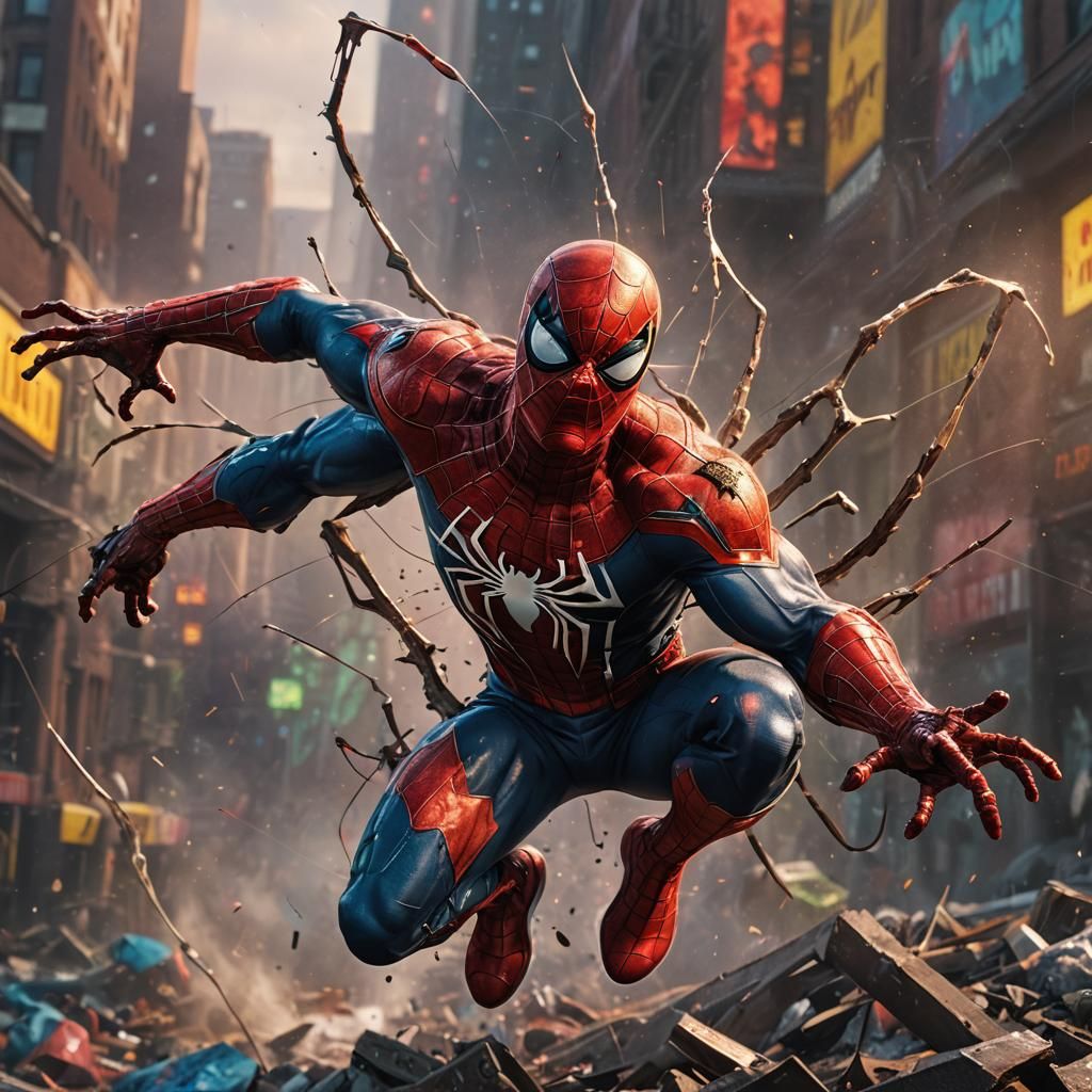 Zombie Spider-Man - AI Generated Artwork - NightCafe Creator