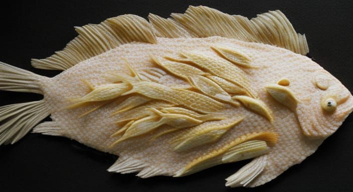 Fish made out of Fish. - AI Generated Artwork - NightCafe Creator