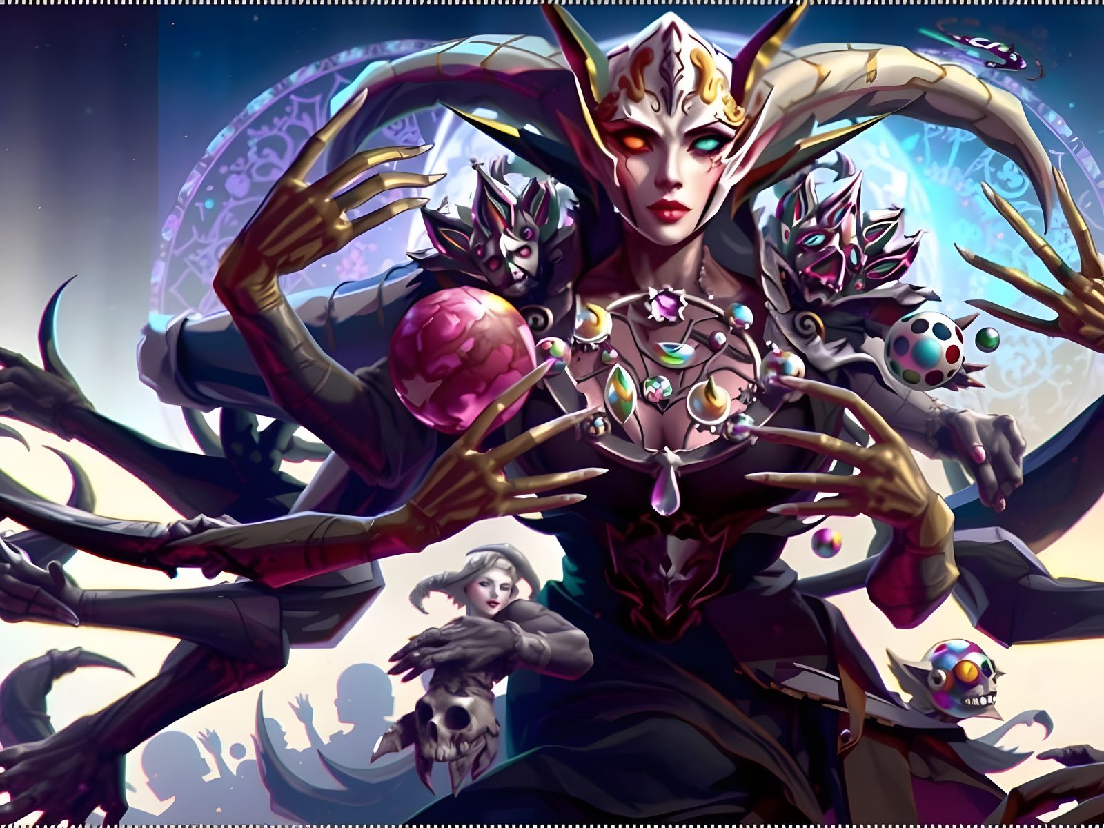 The Masterpiece - Ethereal Undead Goddess in Vibrant Cel-Sha...