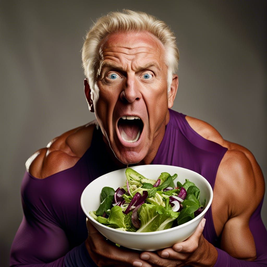 Wooo eat your greens! - AI Generated Artwork - NightCafe Creator