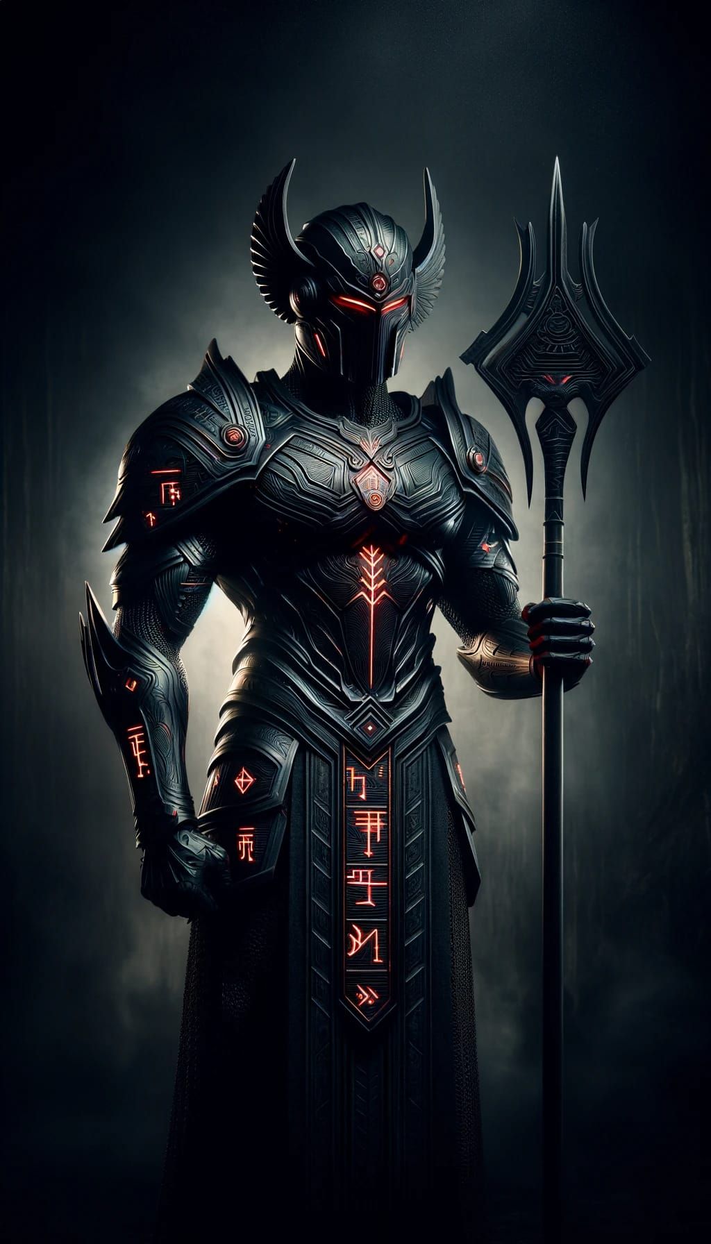 Runic Warrior - AI Generated Artwork - NightCafe Creator