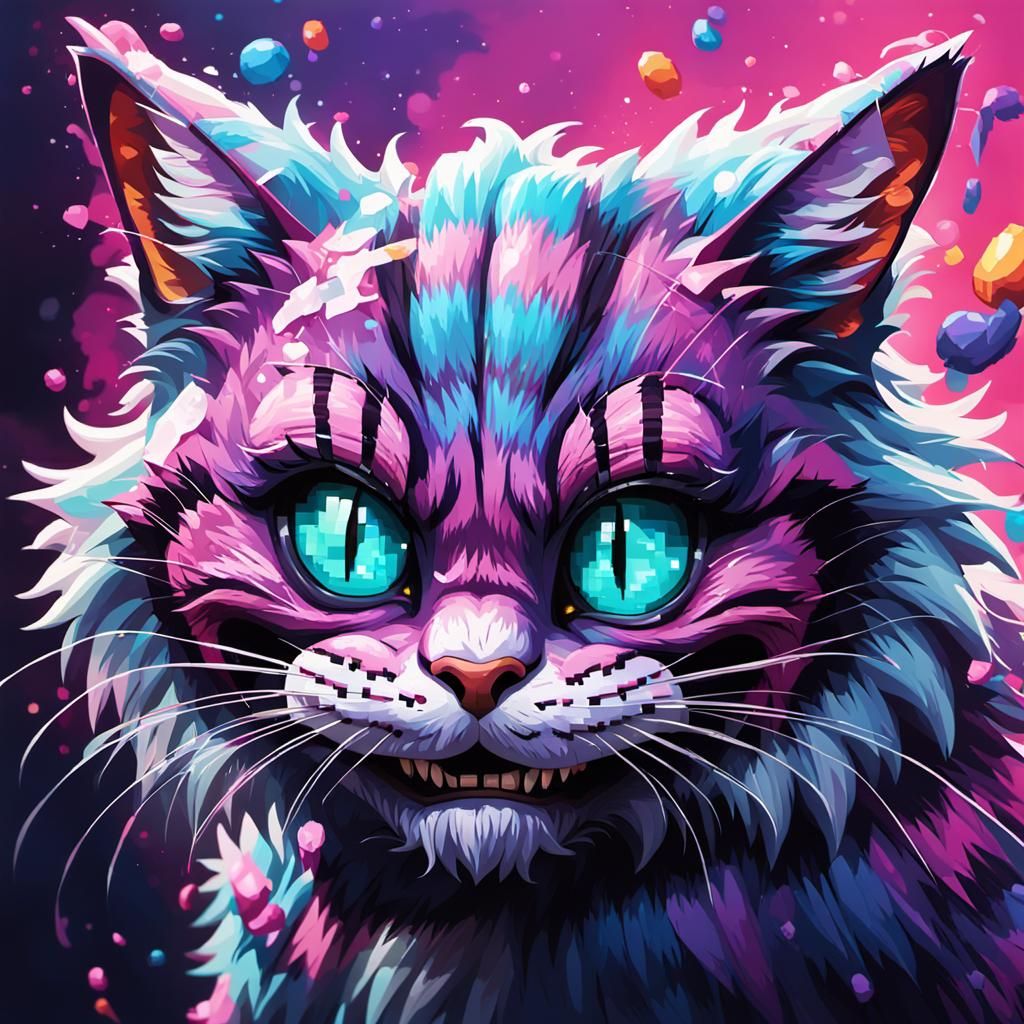 Cheshire cat - AI Generated Artwork - NightCafe Creator