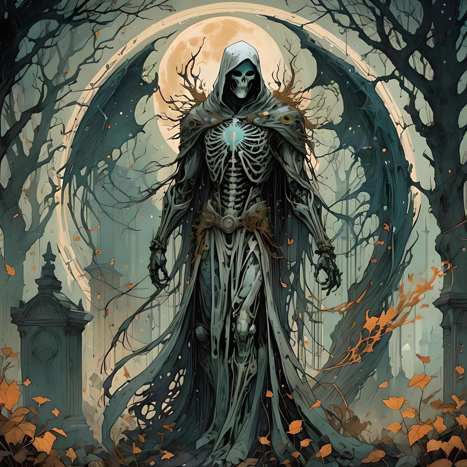 Graveyard Shift - AI Generated Artwork - NightCafe Creator