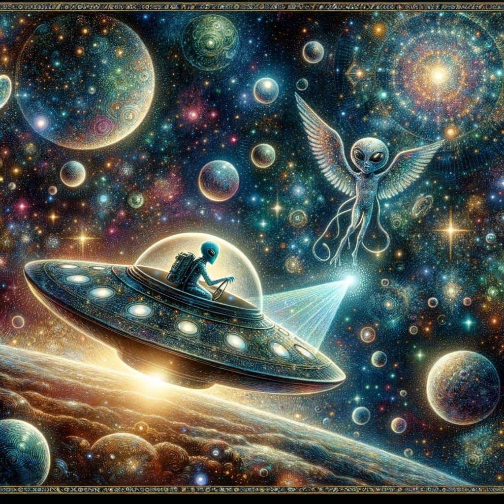 Alien Space - AI Generated Artwork - NightCafe Creator