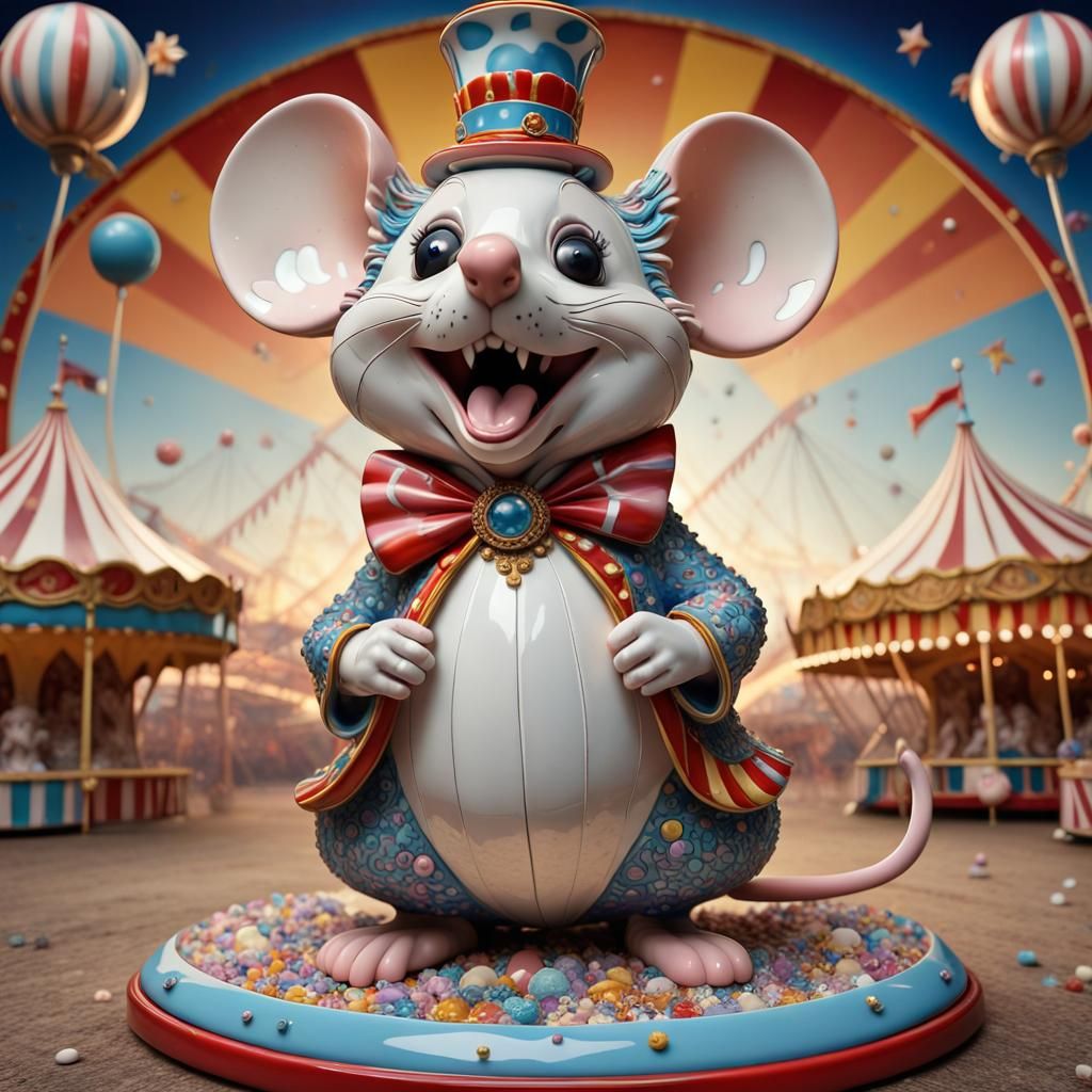 Circus Mouse - AI Generated Artwork - NightCafe Creator
