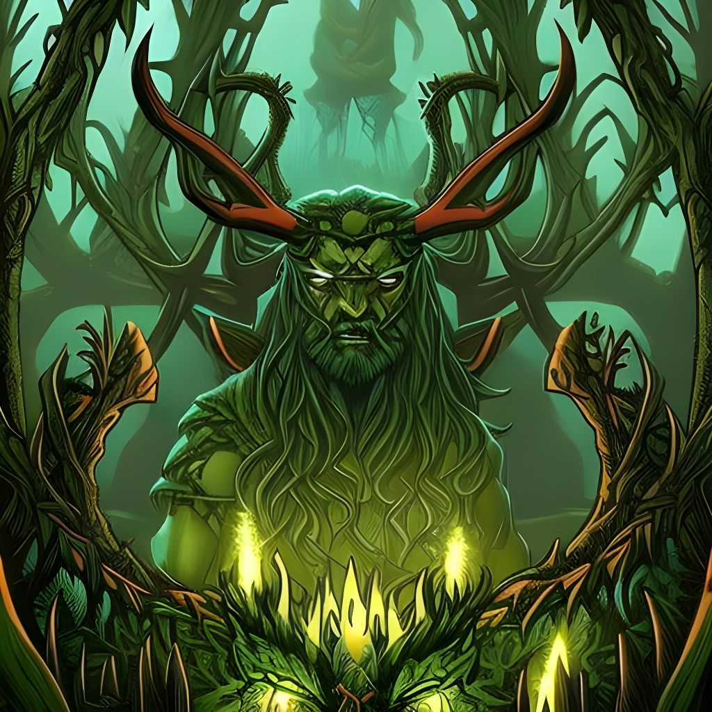 Forest god - AI Generated Artwork - NightCafe Creator