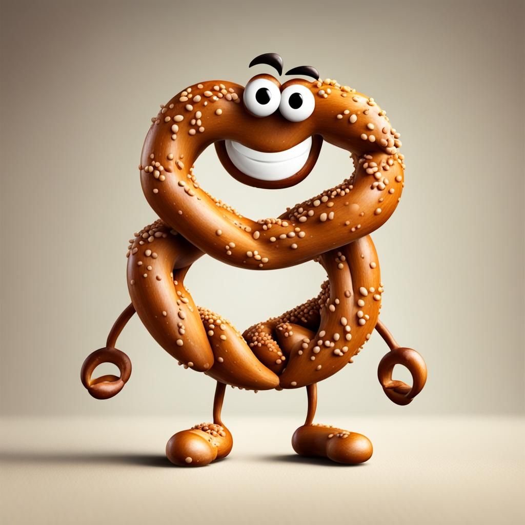 Pretzel Man - AI Generated Artwork - NightCafe Creator