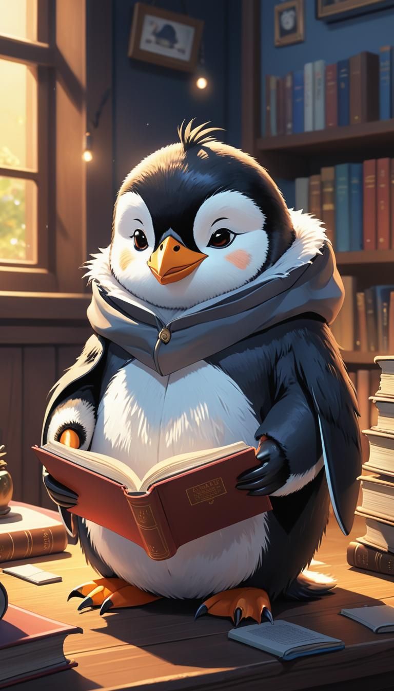 Pip, The Penguin - AI Generated Artwork - NightCafe Creator