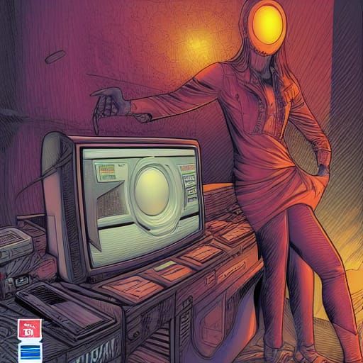 Computer - AI Generated Artwork - NightCafe Creator