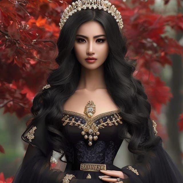 beautiful noble female, stunning features, pretty face, Royo - AI ...