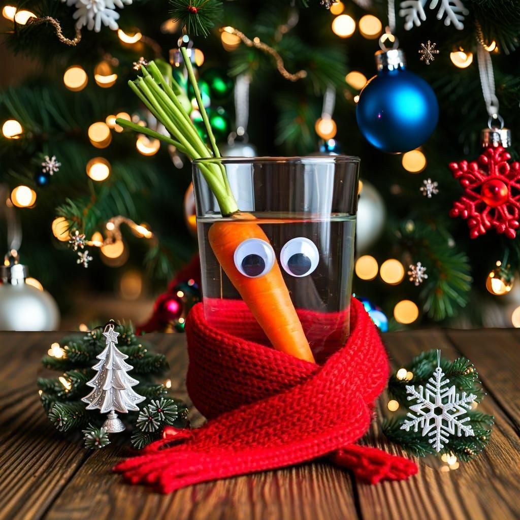 Frosty the snowman on holiday in the Netherlands during Christmas.