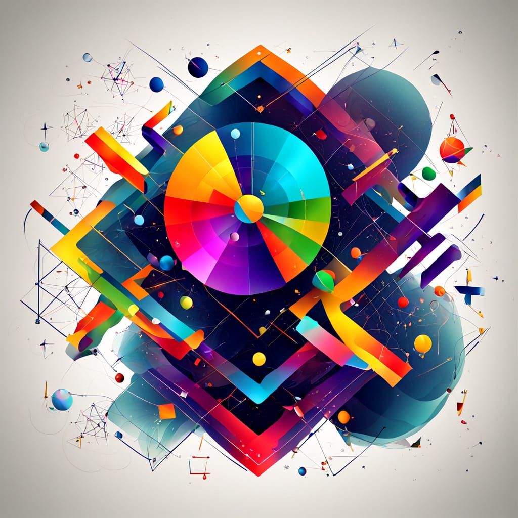 Mathematics In Motion - Vibrant Physics Abstract Art