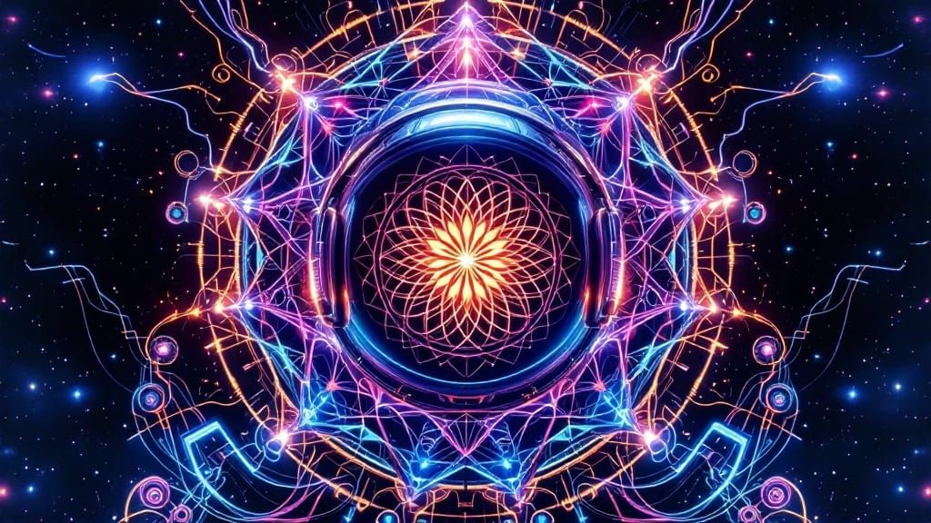 fractal lines, fractalized, center