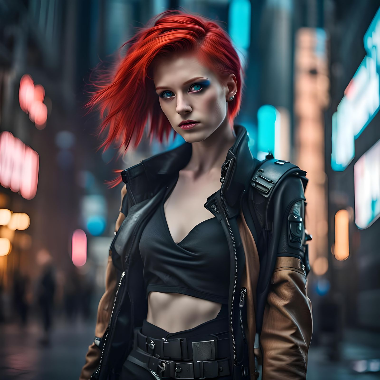 cyberpunk princess - AI Generated Artwork - NightCafe Creator