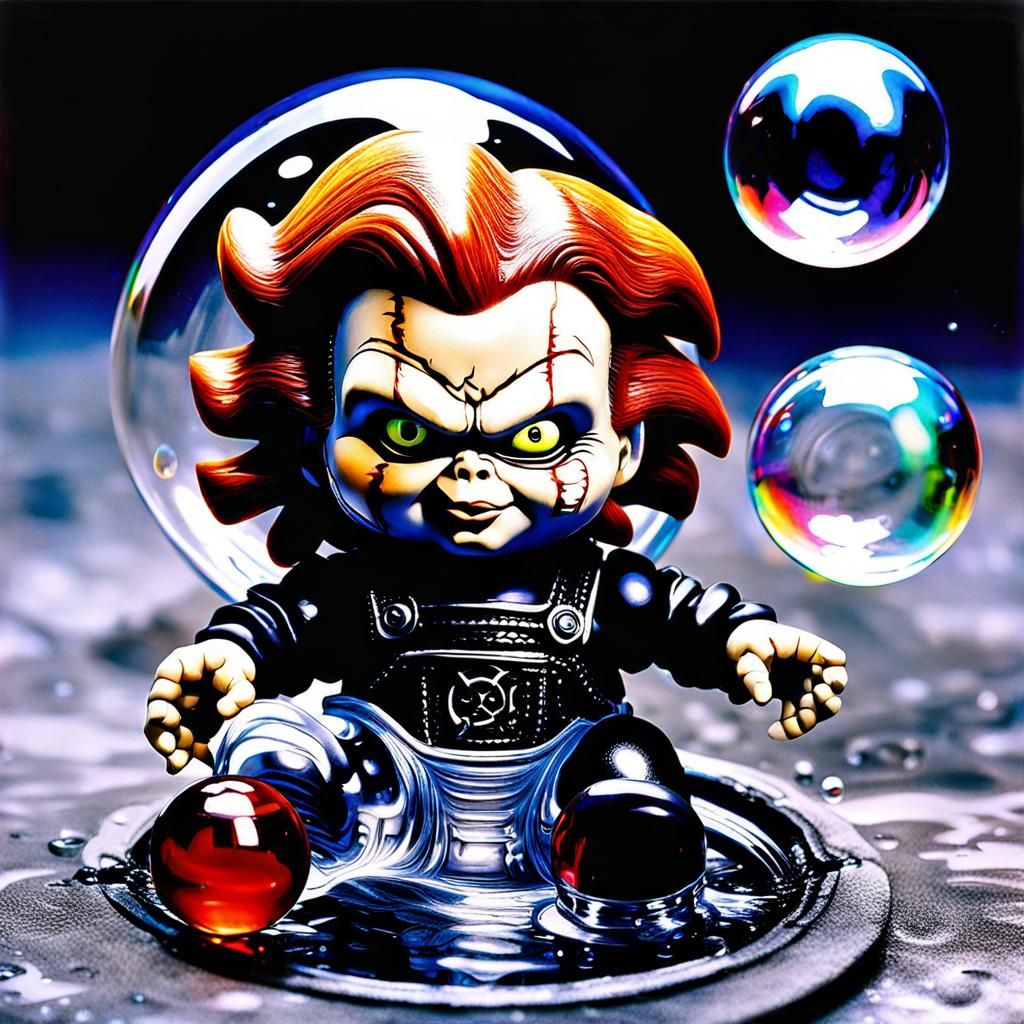 Alien Chucky - AI Generated Artwork - NightCafe Creator