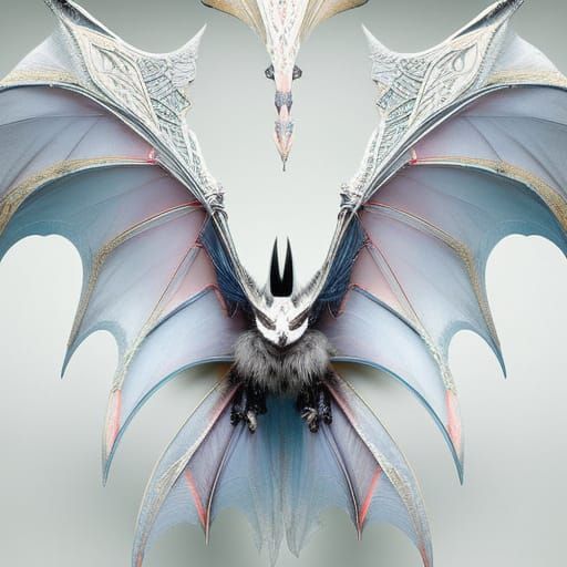 White bat - AI Generated Artwork - NightCafe Creator