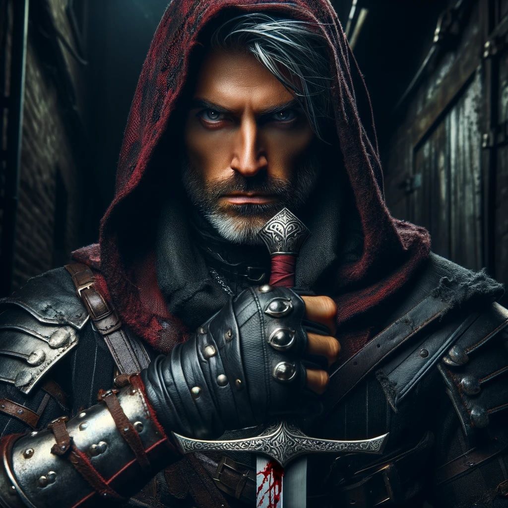 Aerk Vossen, Guildmaster of the Bloodblades - AI Generated Artwork - NightCafe Creator