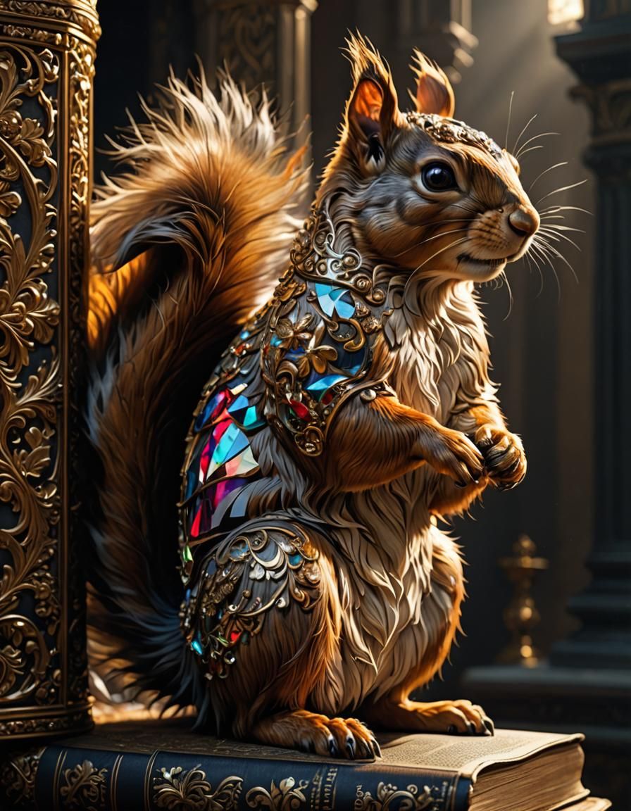 Squirrel - AI Generated Artwork - NightCafe Creator