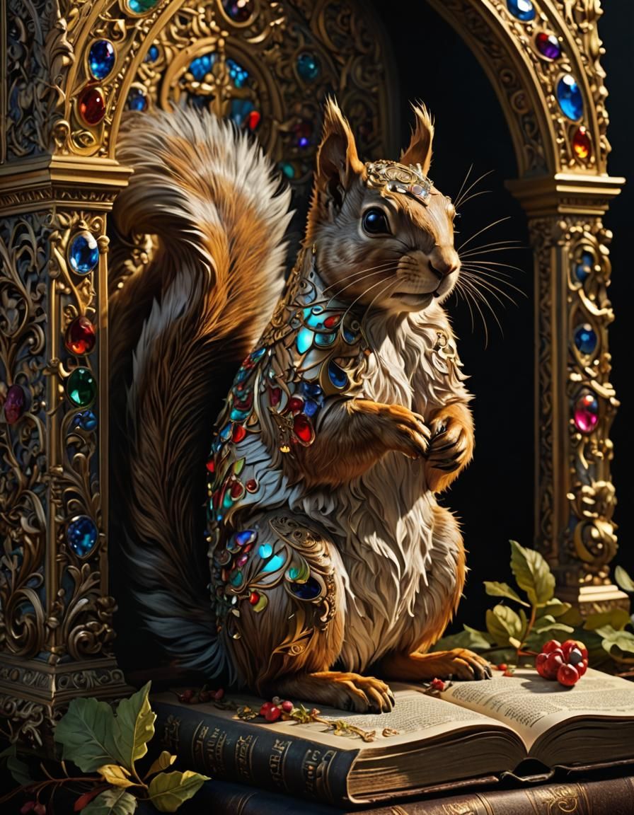 Squirrel - AI Generated Artwork - NightCafe Creator