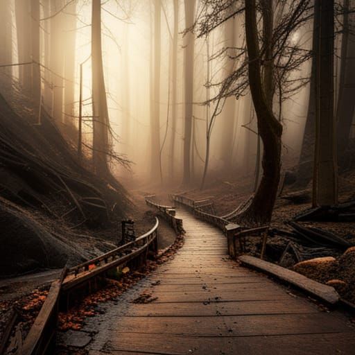 Path to Serenity - AI Generated Artwork - NightCafe Creator