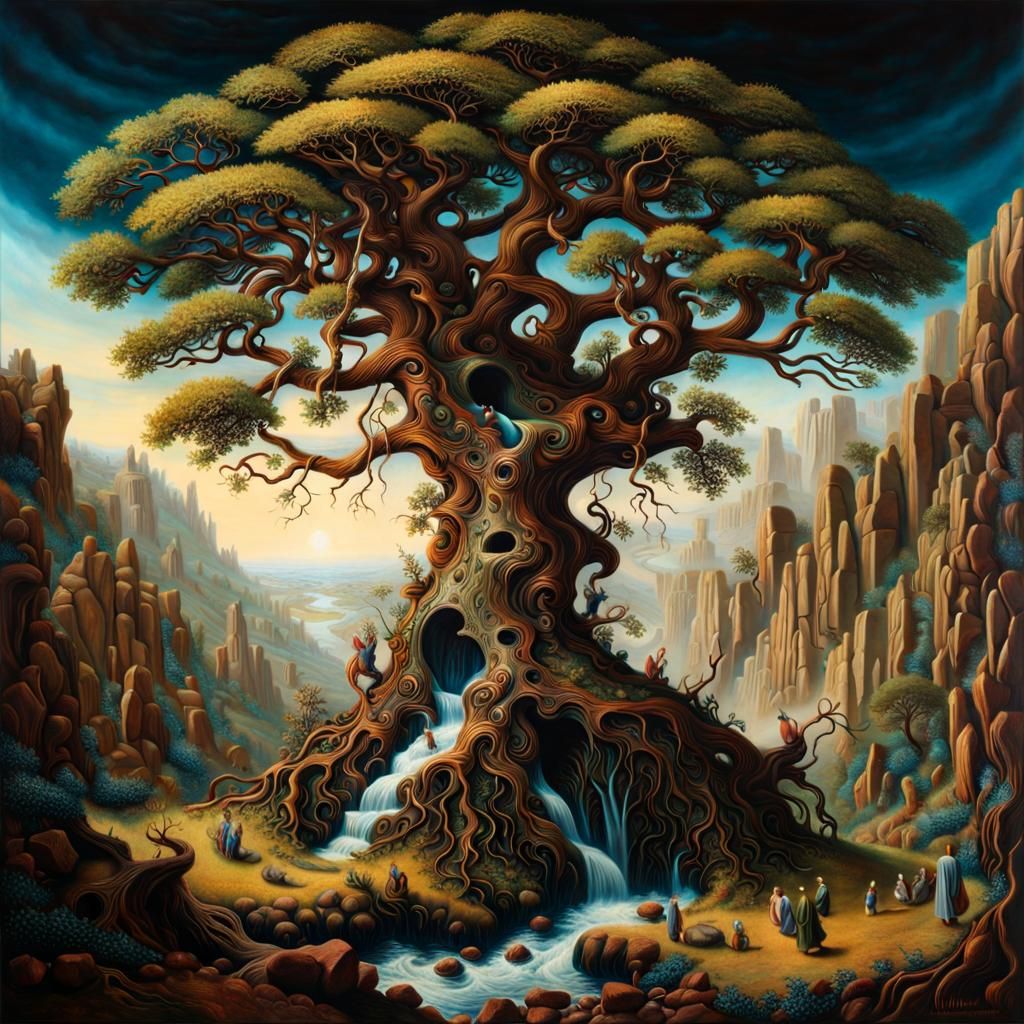 Surreal Tree Art - AI Generated Artwork - NightCafe Creator