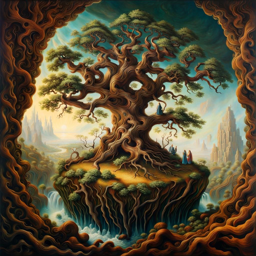 Surreal Tree Art - AI Generated Artwork - NightCafe Creator