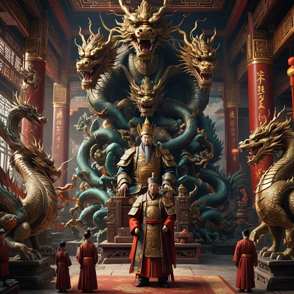 A Chinese emperor - AI Generated Artwork - NightCafe Creator