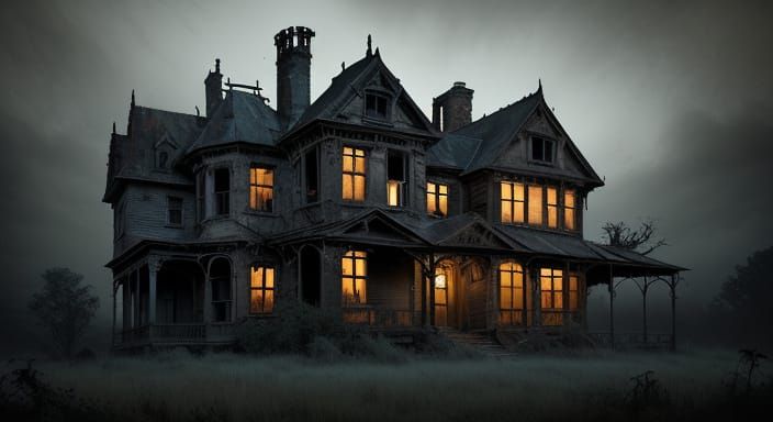 A multi-storey rickety old house - A multi-storey rickety ol...