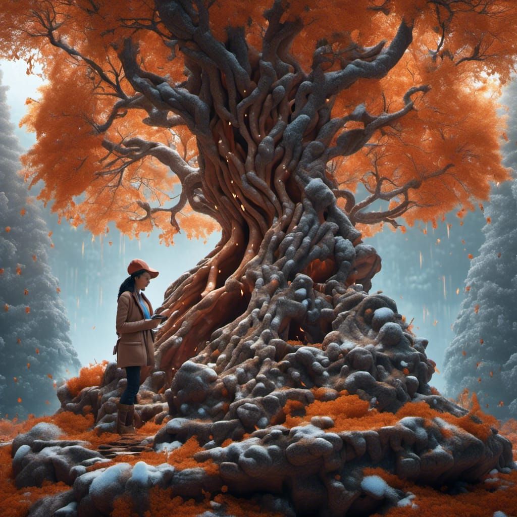 The Magic Oak. - AI Generated Artwork - NightCafe Creator